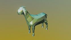 Low Poly Goat 3d models 【 STLFinder