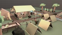 medieval camp 3d models 【 STLFinder
