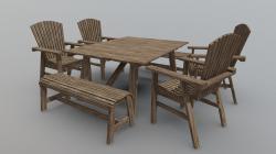 rustic wooden table 3D Models | Page 1 | STLFinder