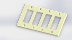 4 rocker switch plate 3D Models | Page 1 | STLFinder