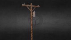 utility pole 3d models 【 STLFinder
