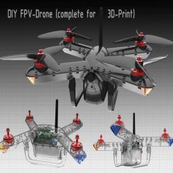 diy fpv drone 3D Models | Page 1 | STLFinder