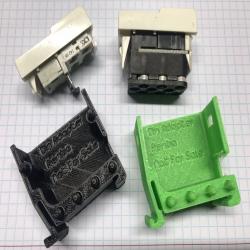 rj45 din rail adapter 3d models 【 STLFinder