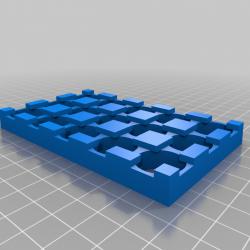 my customized 18650 battery pack holder 3x5 3d models 【 STLFinder