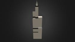 willis tower measurements 3d models 【 STLFinder