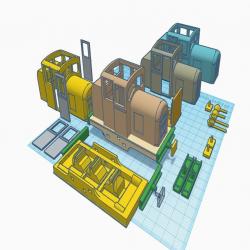 freight train by diesel locomotive 3D Models | Page 1 | STLFinder