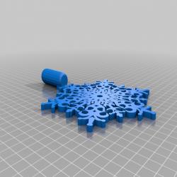 snowflake tree topper base 3d models | Page 1 | STLFinder