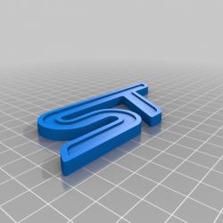 ford st logo 3d models 【 STLFinder