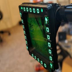 thrustmaster cougar mfd simple vesa mount by 3D Models | Page 1 | STLFinder