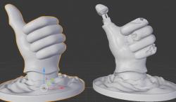 terminator thumbs up gif 3d models 【 STLFinder