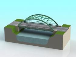 arch suspension bridge 3d models 【 STLFinder