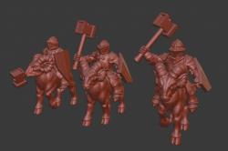 dwarf cavalry miniatures 3d models 【 STLFinder