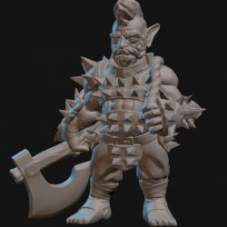halfling barbarian miniature 3D Models | Page 1 | STLFinder