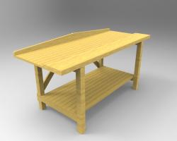 Woodworking machinery and Workbench HO Scale 3d models 【 STLFinder