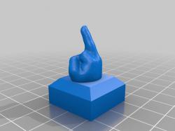 how to text a middle finger 3D Models | Page 1 | STLFinder