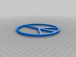 peace symbol 3d models 【 STLFinder
