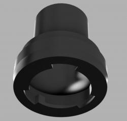 22mm male to kew hobby female bayonet adapter fitting brass 3D Models ...