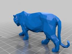 LowPoly Tiger 3D Models | Page 1 | STLFinder