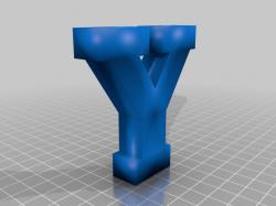 block letter y 3D Models | Page 1 | STLFinder