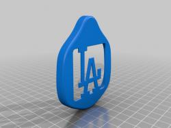 la dodgers license plate frame 3D Models | Page 1 | STLFinder