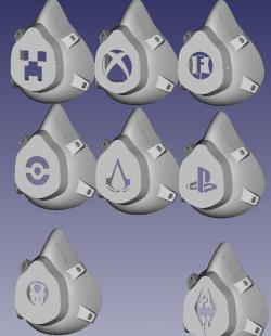 video game masks 3D Models | Page 1 | STLFinder