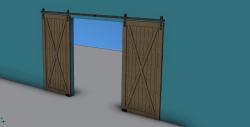 double barn door cad block 3D Models | Page 1 | STLFinder