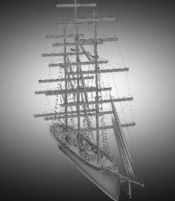 compact twin masted craft three retractable fins 60 tons 3D Models ...