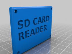 3d printer sd card reader 【 STLFinder