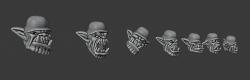 ork heads 3d models 【 STLFinder