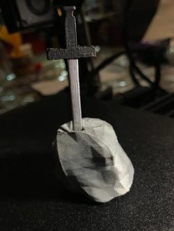 swords in rock 3d models 【 STLFinder