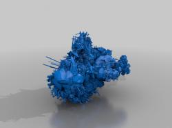 bfg scrap fleet ram ships mk2 x4 3d models 【 STLFinder