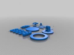 tripod collapsible extension arm with swivel ball screw mount no clamp ...