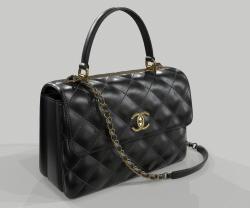 cavalli class tatiana large top handle bag black and stock photo 3D ...