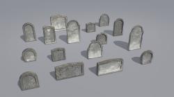 Gravestone Pack 5 3D Models | Page 1 | STLFinder
