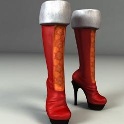 santa s boots 3d print model | Page 1 | STLFinder