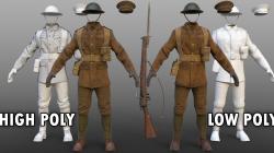british ww1 uniforms 3D Models | Page 1 | STLFinder