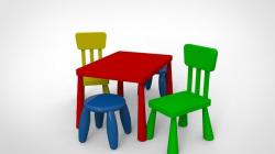 childrens chair and table set revit 3D Models | Page 1 | STLFinder