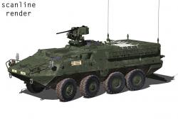 US Army M1126 Stryker ICV with detailed interior MAX 3DS 3D Models ...