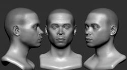 RIGGED Old black Man Base Mesh 3d models 【 STLFinder