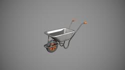 orange wheelbarrow 3d models 【 STLFinder