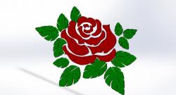 rose red flower 3D Models | Page 1 | STLFinder
