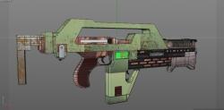 m41a pulse rifle airsoft gun 3d models 【 STLFinder
