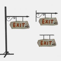 old exit sign 3D Models | Page 1 | STLFinder