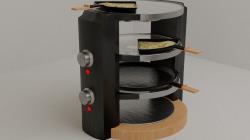 round raclette grill 3D Models | Page 1 | STLFinder