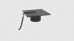 graduation hat 3d model | Page 1 | STLFinder