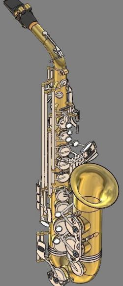 alto saxophone max format 3d models | Page 1 | STLFinder