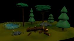 Cartoon low poly forest 3D Models | Page 1 | STLFinder