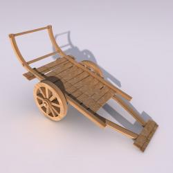 low poly wagon cart chariot wooden wheel 3D Models | Page 1 | STLFinder