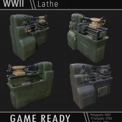 lathe machine green edition low poly 3D Models | Page 1 | STLFinder