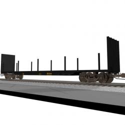 railroad train car flatbed c4d format 3d models | Page 1 | STLFinder